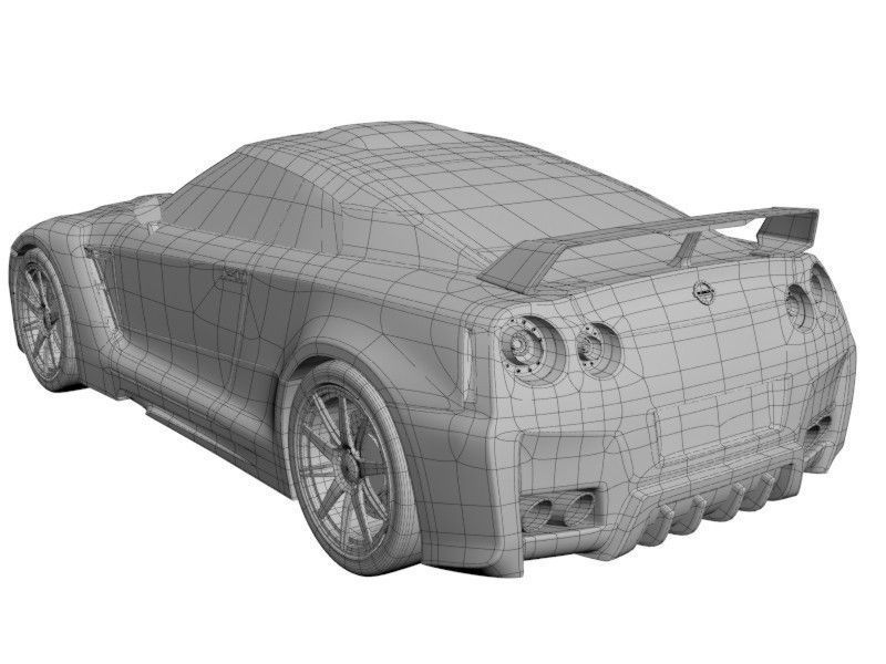 Nissan Skyline GT-R tuning 3D model | CGTrader