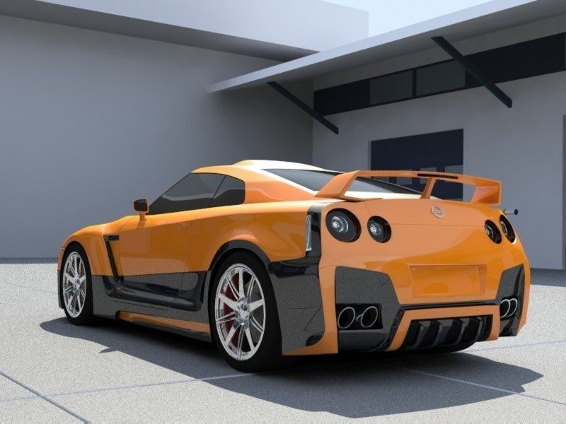 Nissan Skyline GT-R tuning 3D model | CGTrader