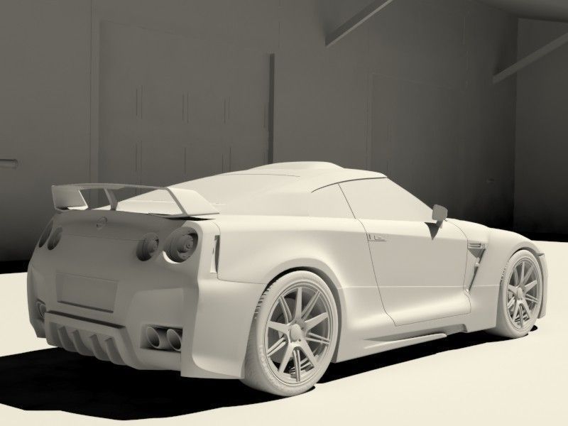 Nissan Skyline GT-R tuning 3D model | CGTrader