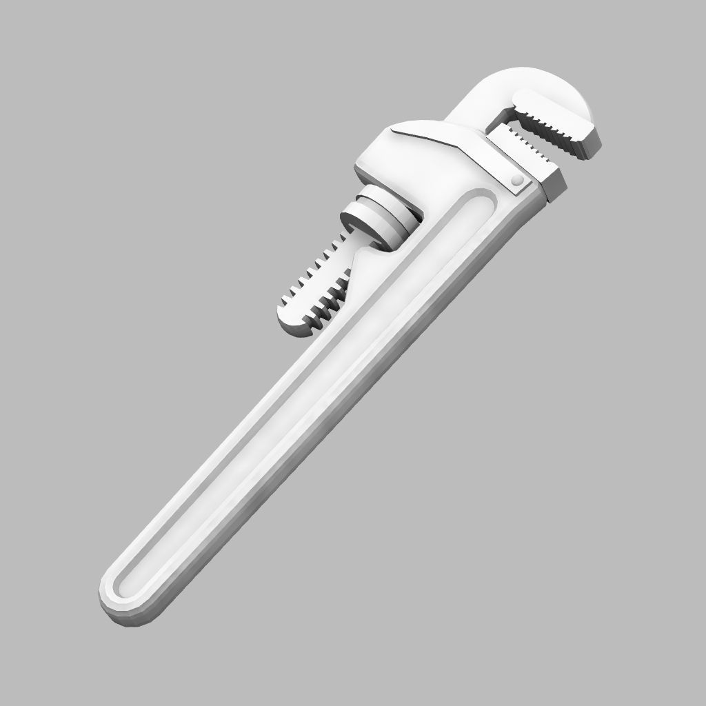 Pipe Wrench 3D model | CGTrader