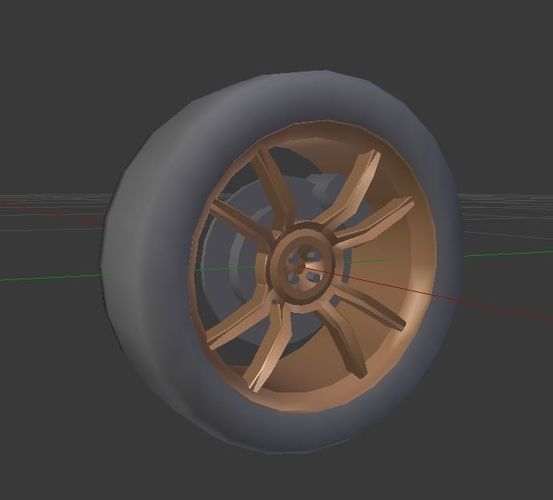 Free Wheel 08 free 3D model | CGTrader