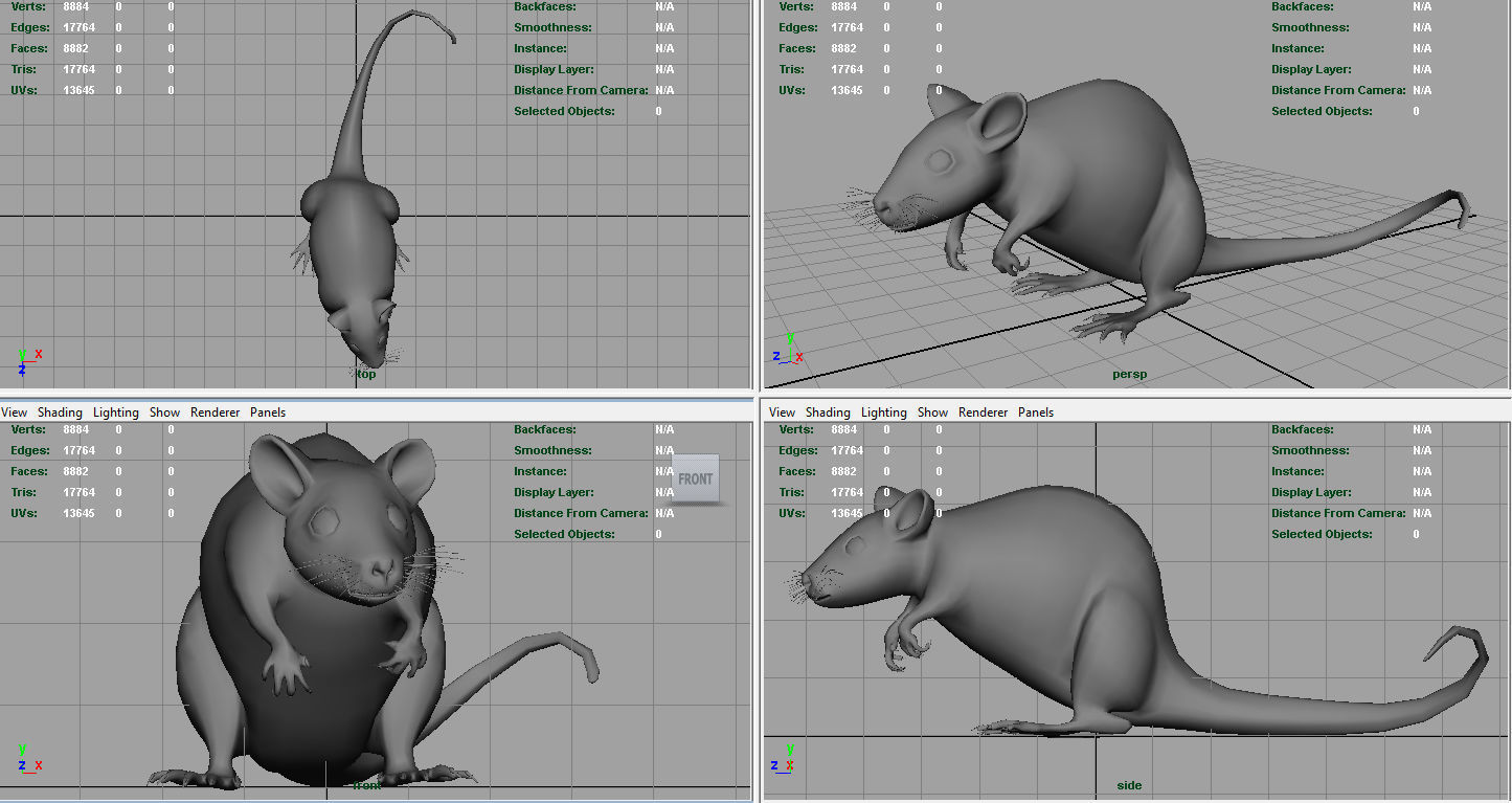 3D model RADIACTIVE RAT VR / AR / low-poly | CGTrader