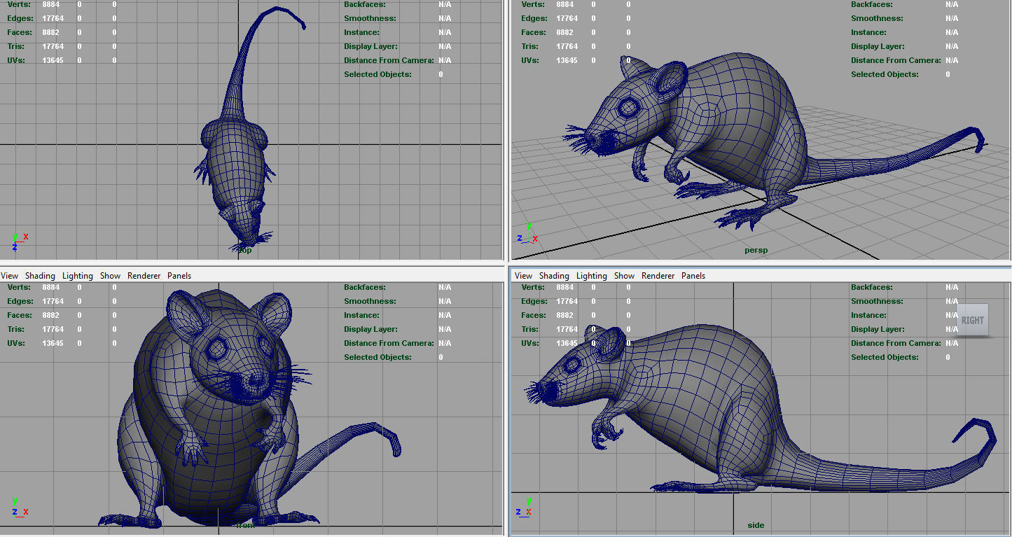 3D model RADIACTIVE RAT VR / AR / low-poly | CGTrader