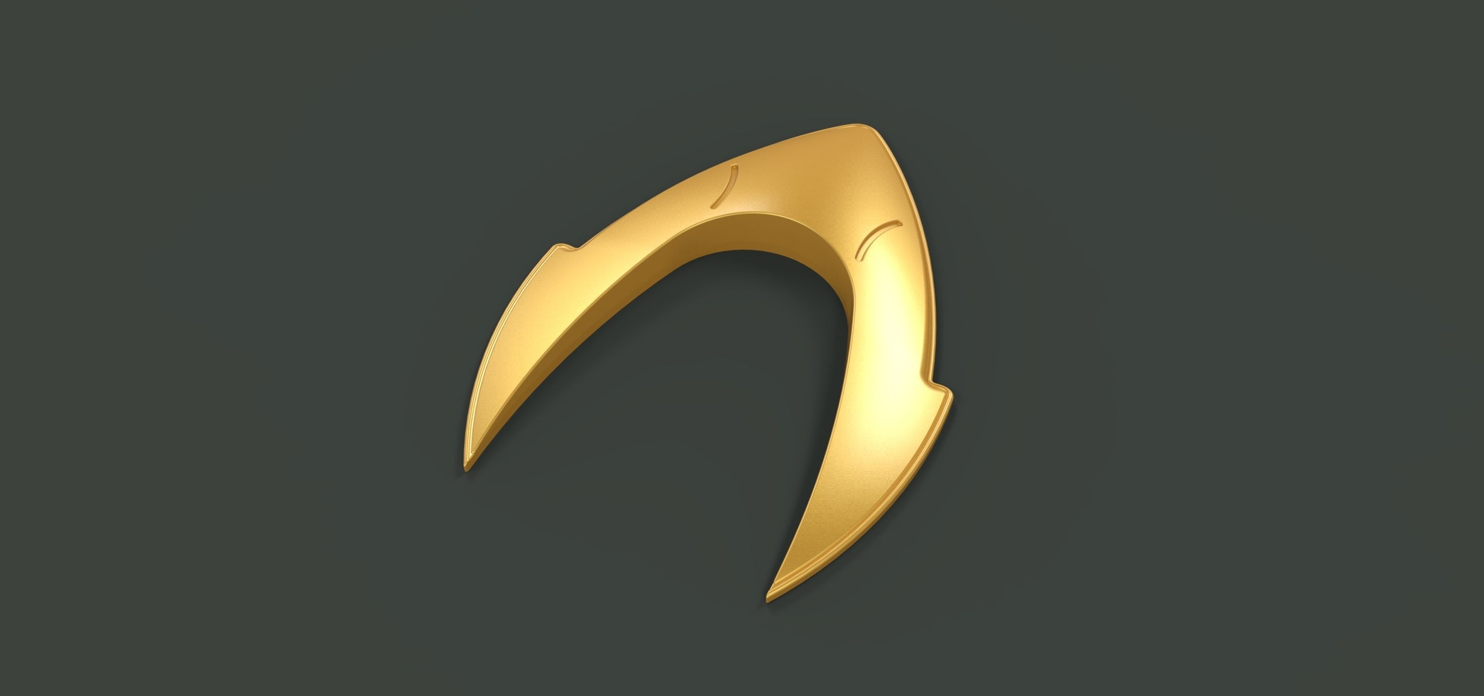 3D printable Emblem of Mera from DC 3D model | CGTrader