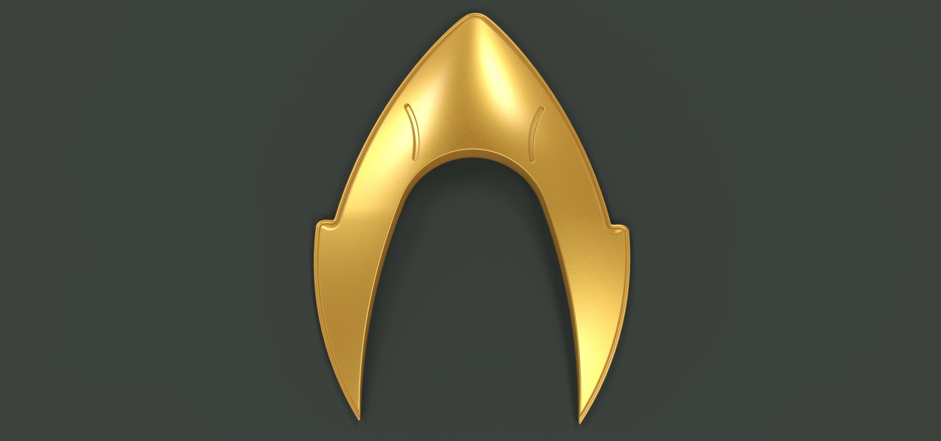 3D printable Emblem of Mera from DC 3D model | CGTrader