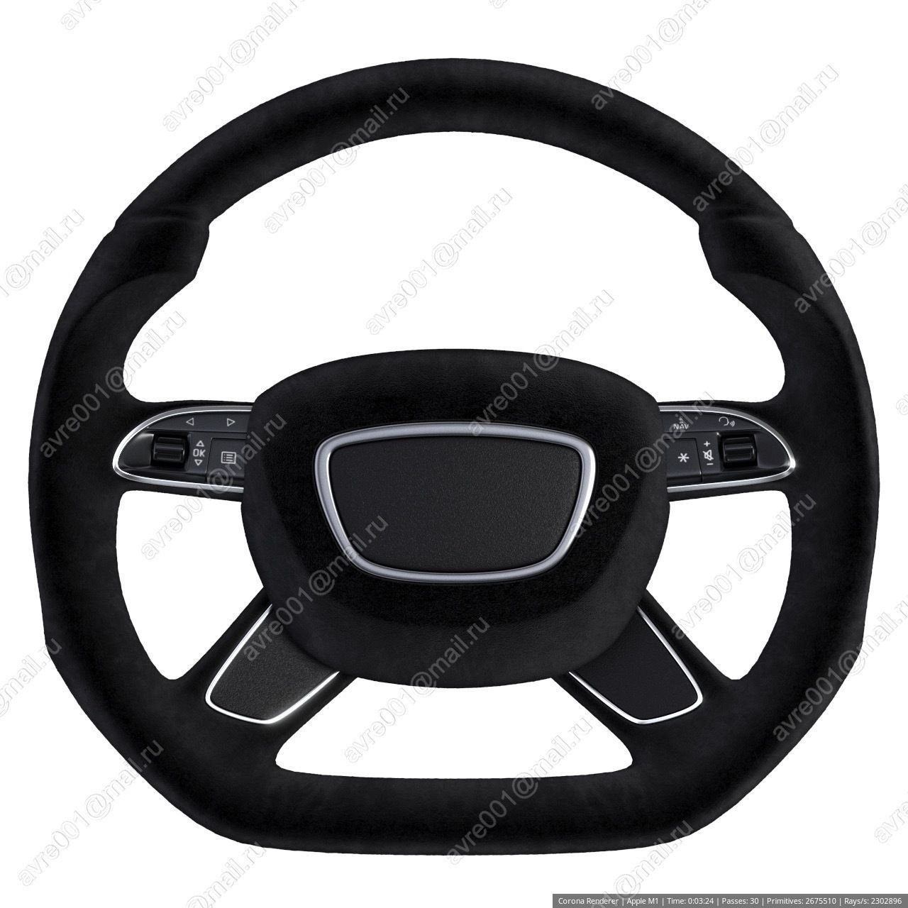 Car steering wheel - 2 3D model | CGTrader