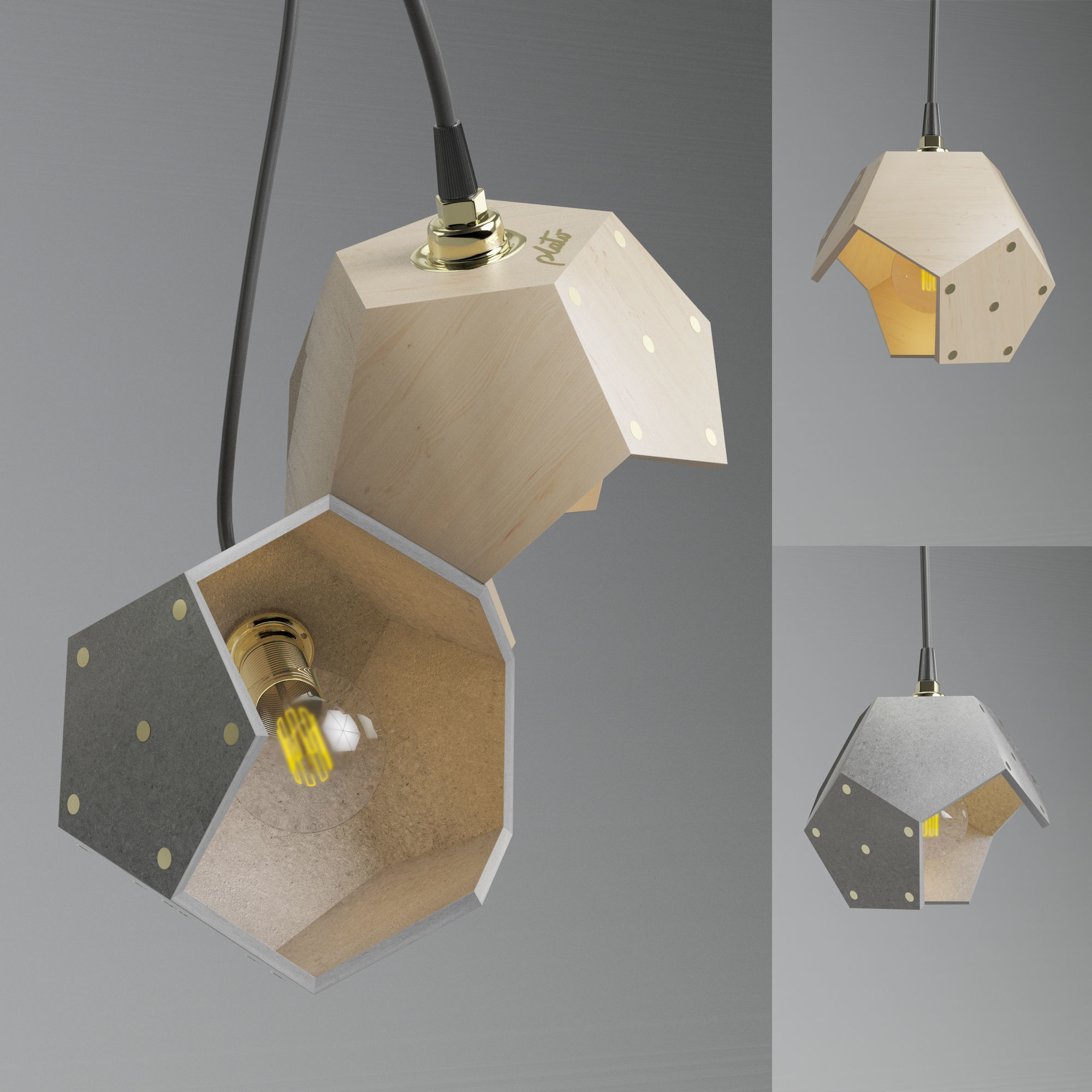 MAGNETIC MODULAR LAMPS 3D model | CGTrader