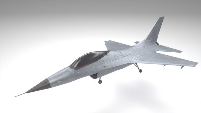 3D model Military F16 Fighter Jet VR / AR / low-poly | CGTrader