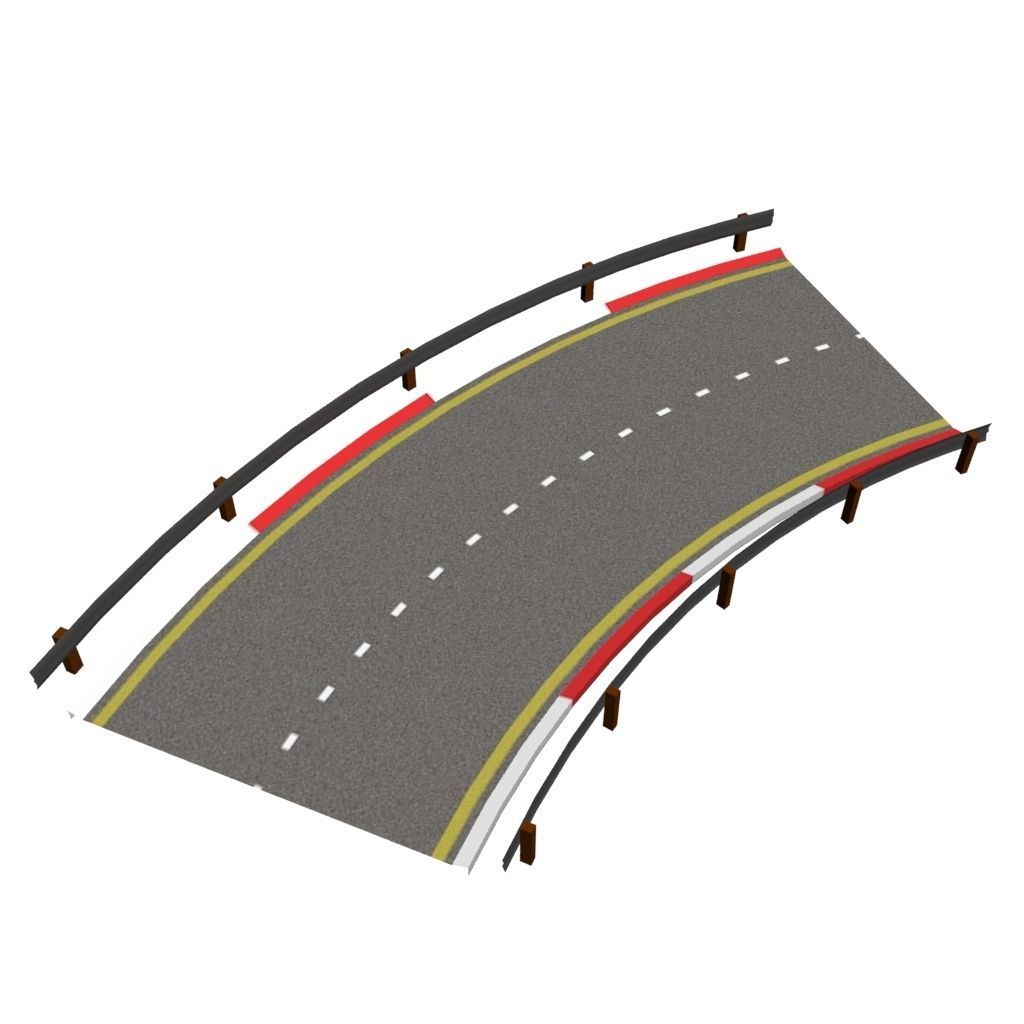 3D model Race Track Asset Pack LOW POLY VR / AR / low-poly | CGTrader