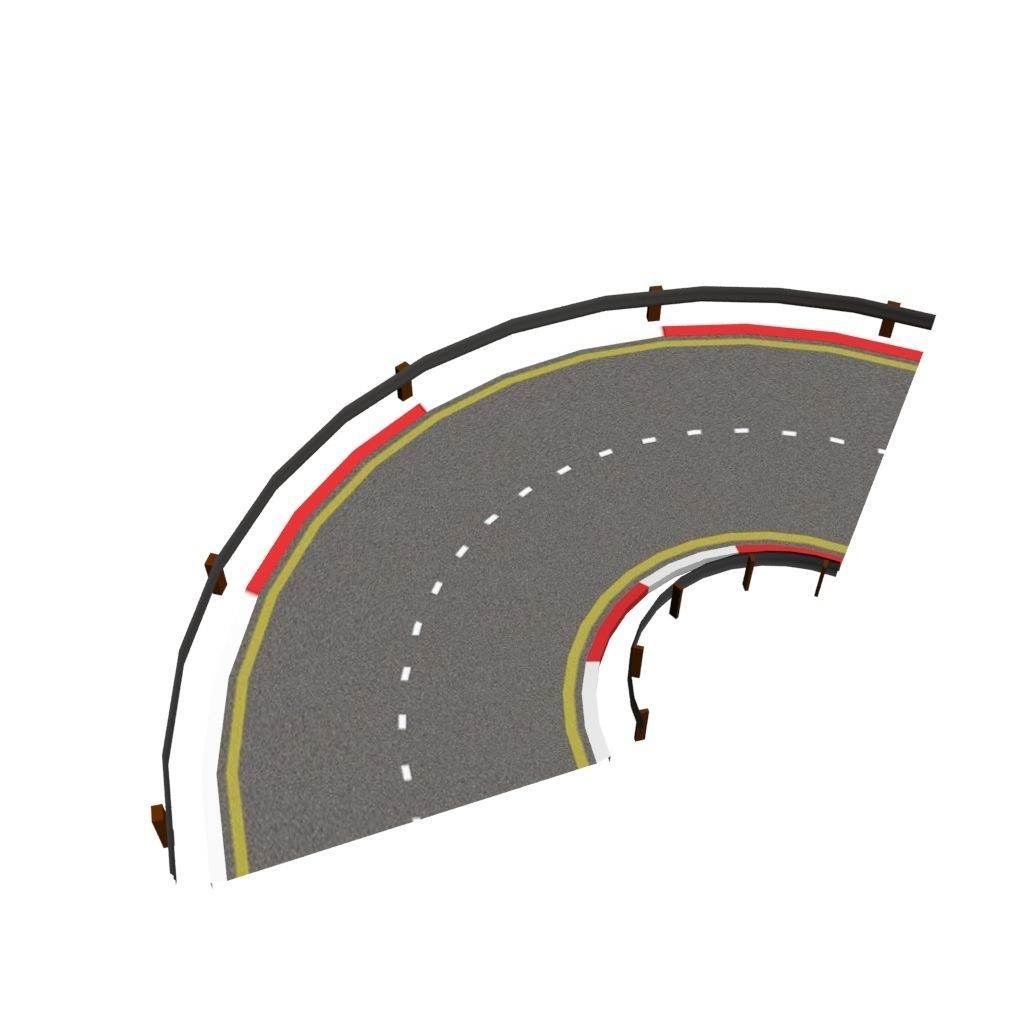 3D model Race Track Asset Pack LOW POLY VR / AR / low-poly | CGTrader