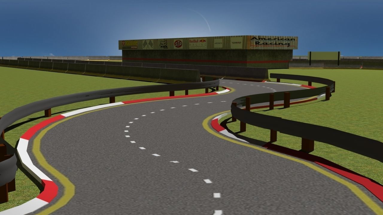 3D model Race Track Asset Pack LOW POLY VR / AR / low-poly | CGTrader