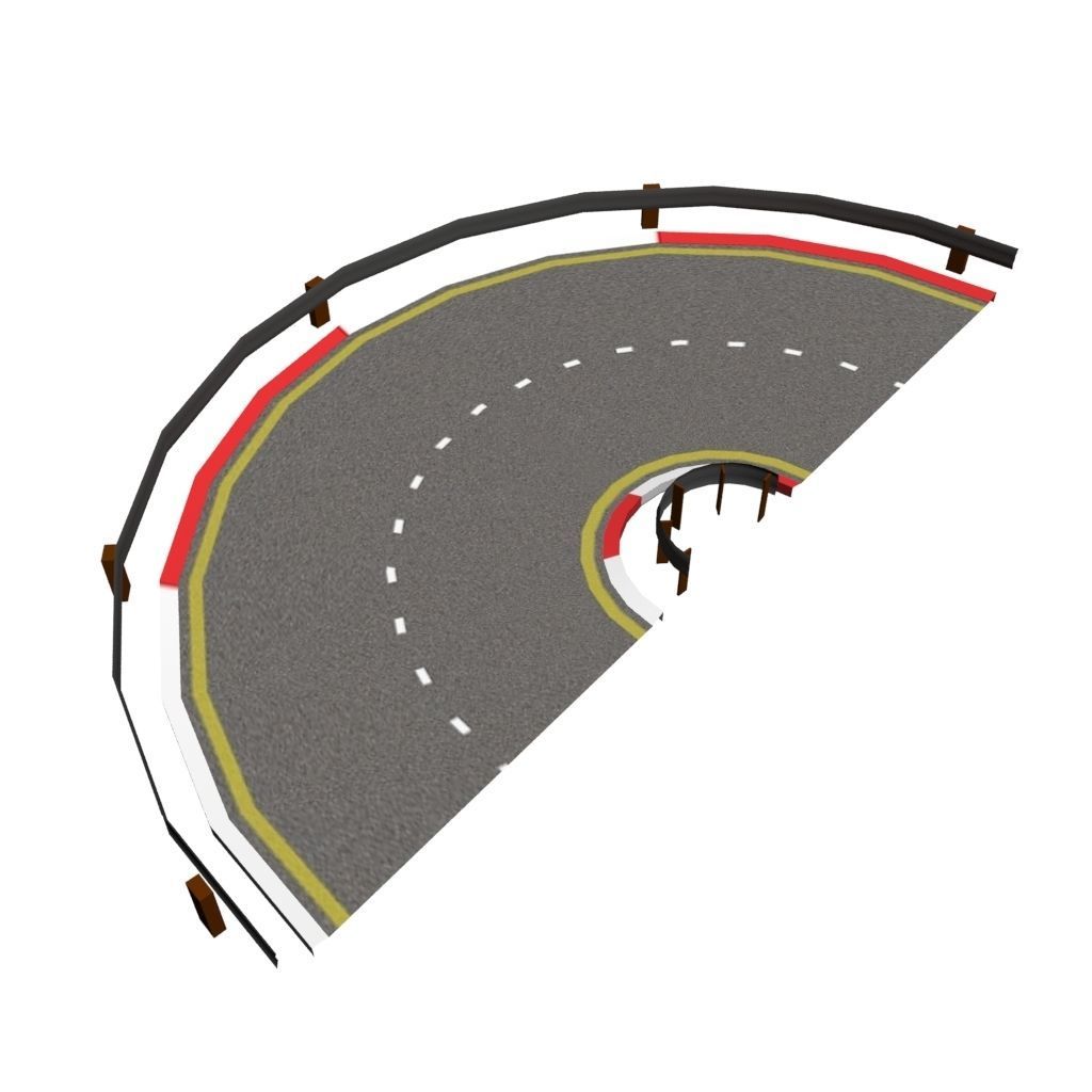3D model Race Track Asset Pack LOW POLY VR / AR / low-poly | CGTrader