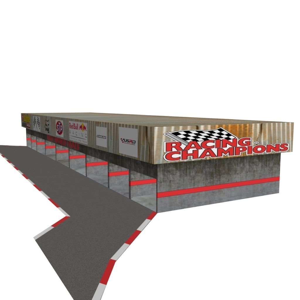 3D model Race Track Asset Pack LOW POLY VR / AR / low-poly | CGTrader