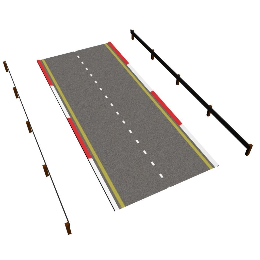 3D model Race Track Asset Pack LOW POLY VR / AR / low-poly | CGTrader