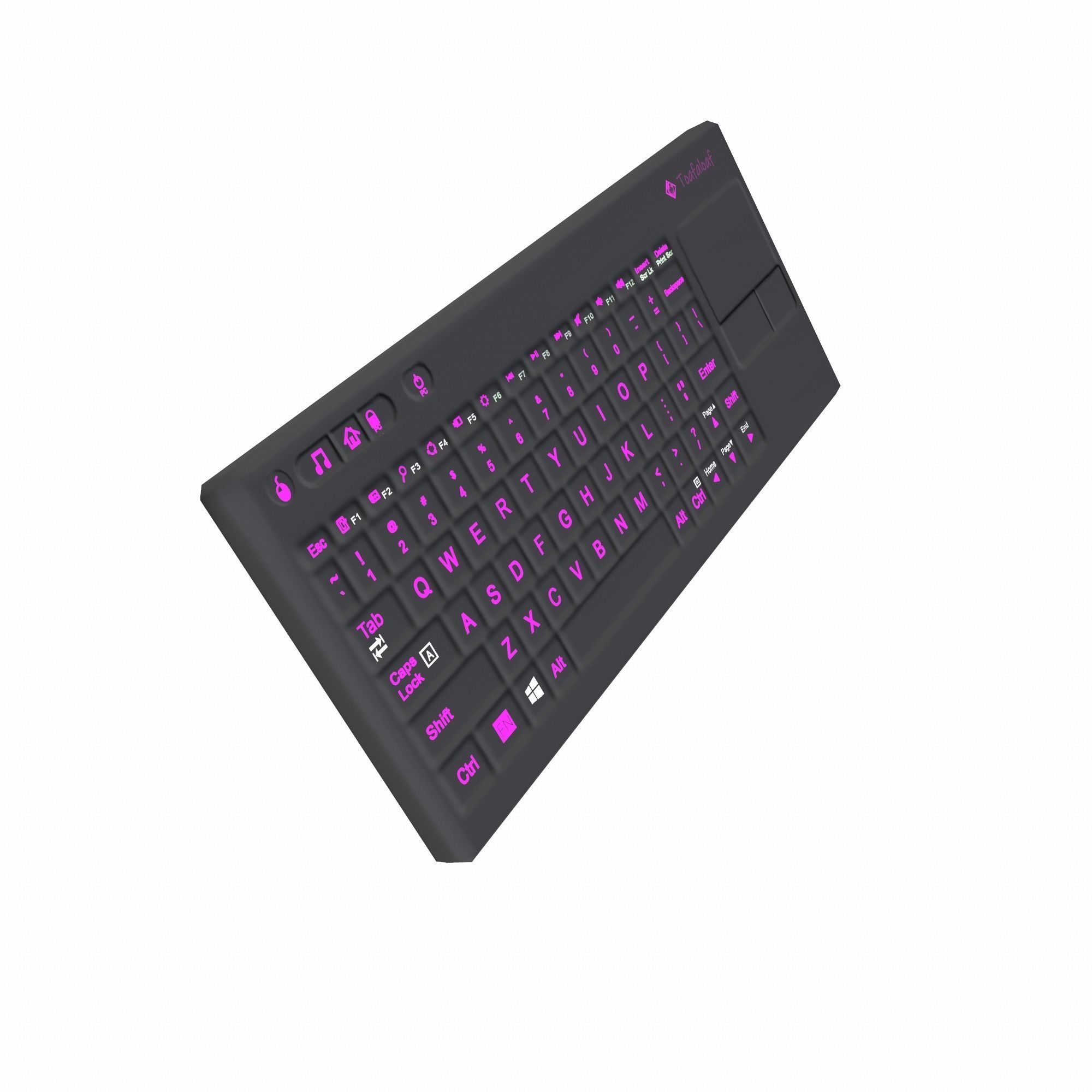 3D model Keyboard Colorful VR / AR / low-poly | CGTrader