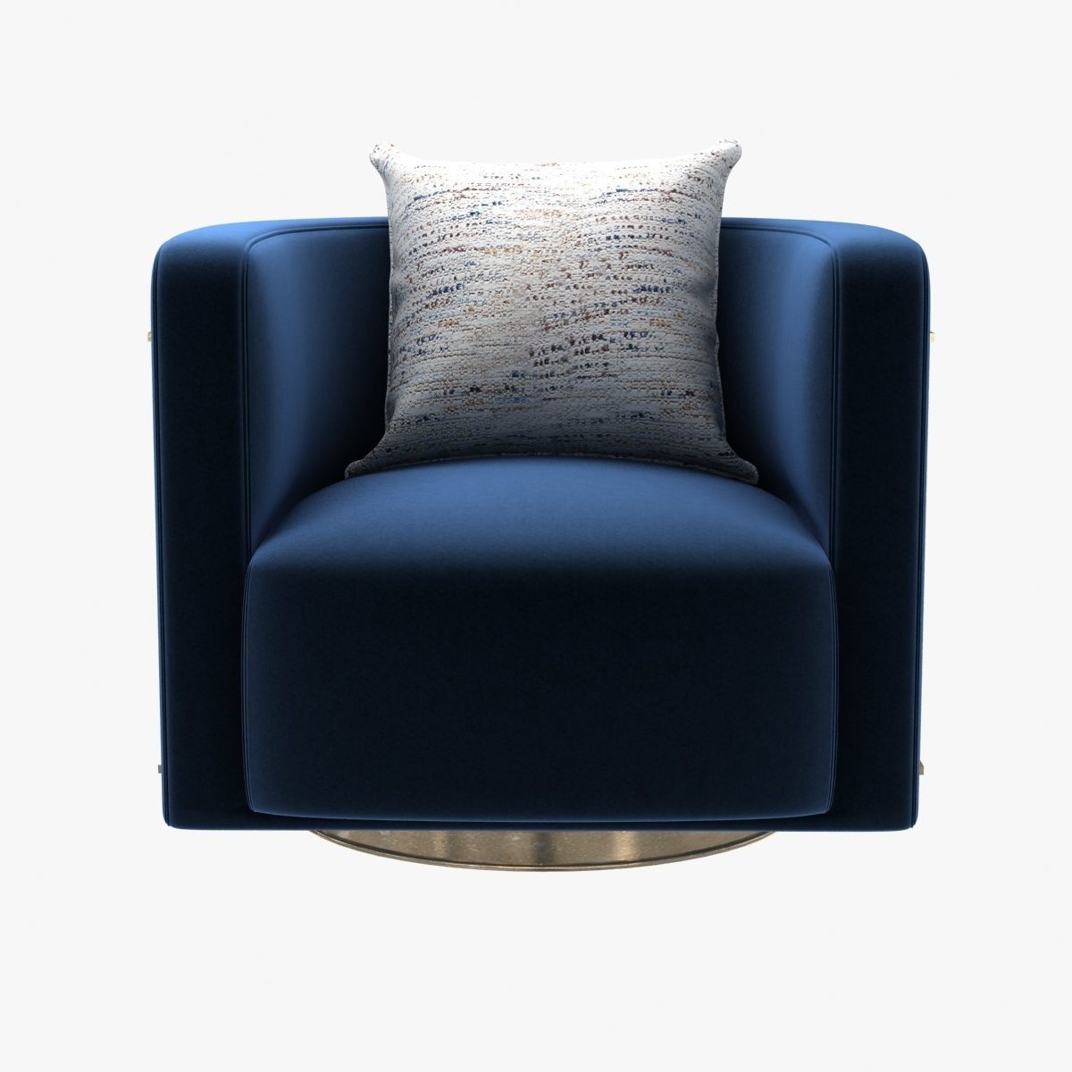 Promemoria pervinca swivel armchair 3D model | CGTrader