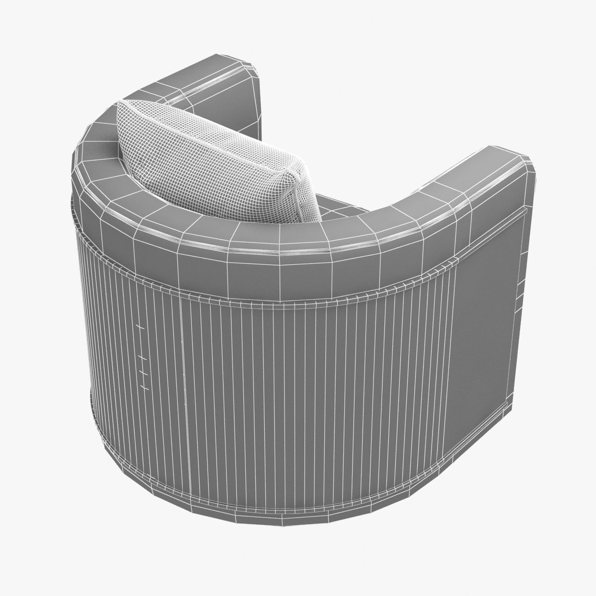 Promemoria pervinca swivel armchair 3D model | CGTrader