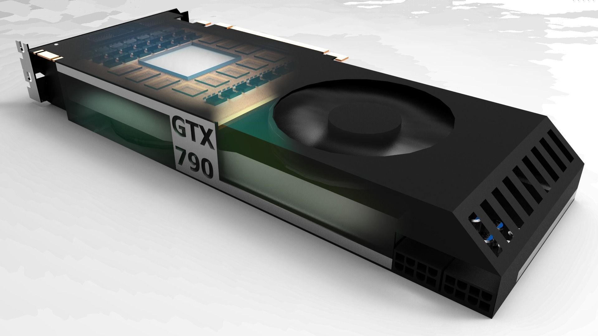 GTX 790 idea free 3D Model SKP - CGTrader.com