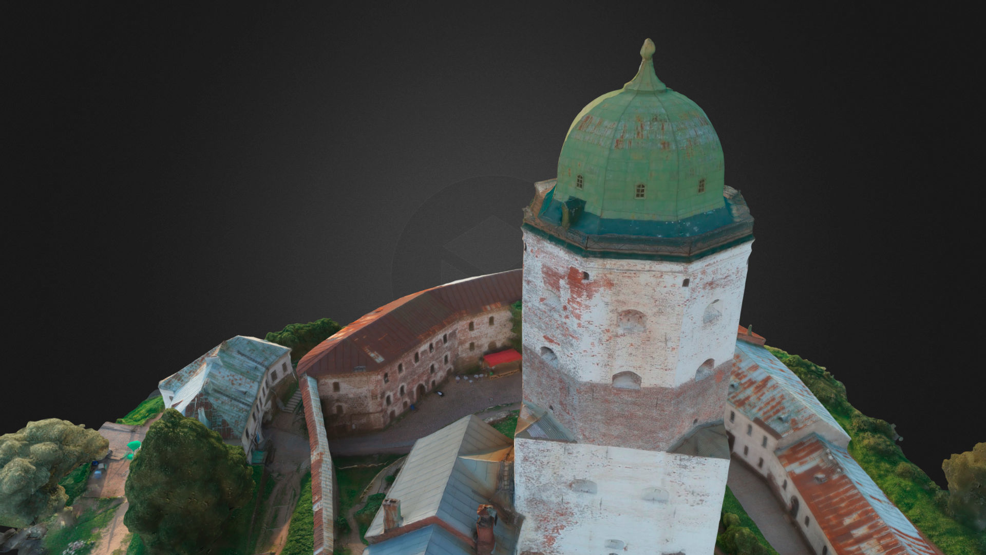 Vyborg Castle 3D model | CGTrader