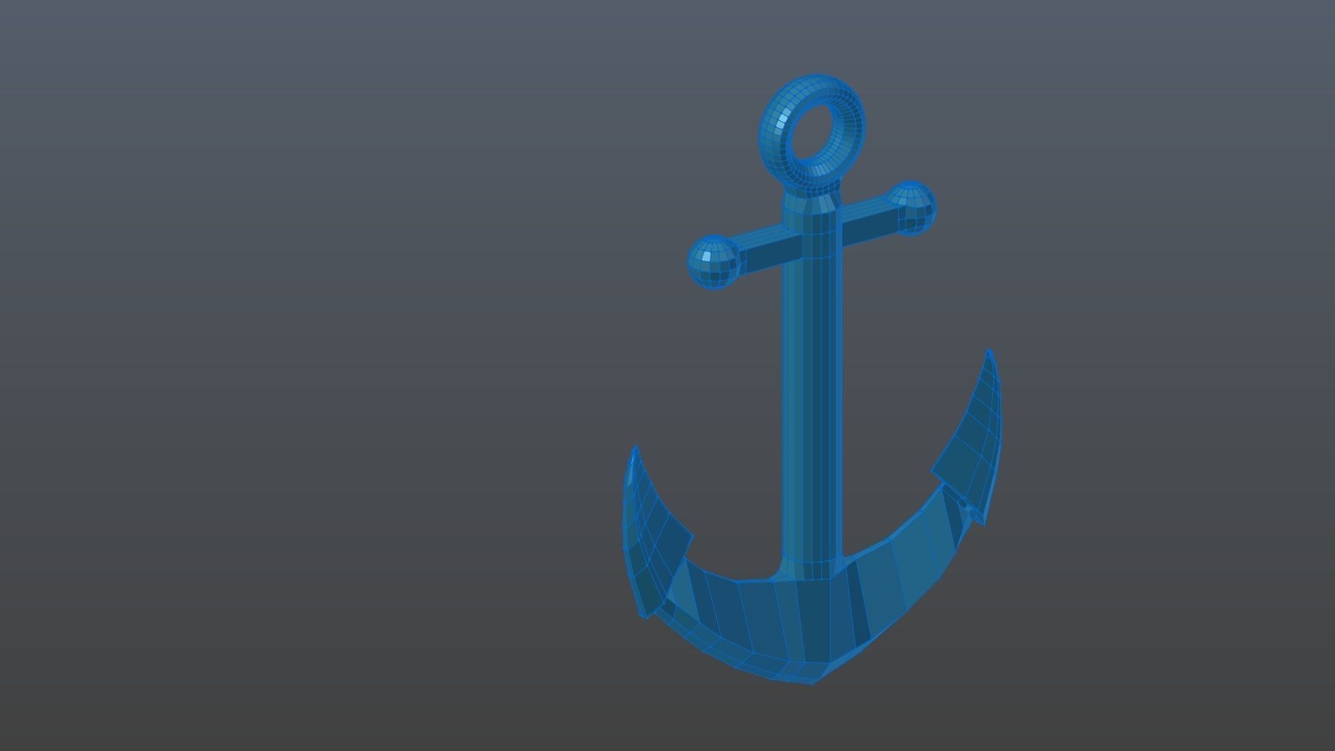 3D model Low poly anchor VR / AR / low-poly | CGTrader
