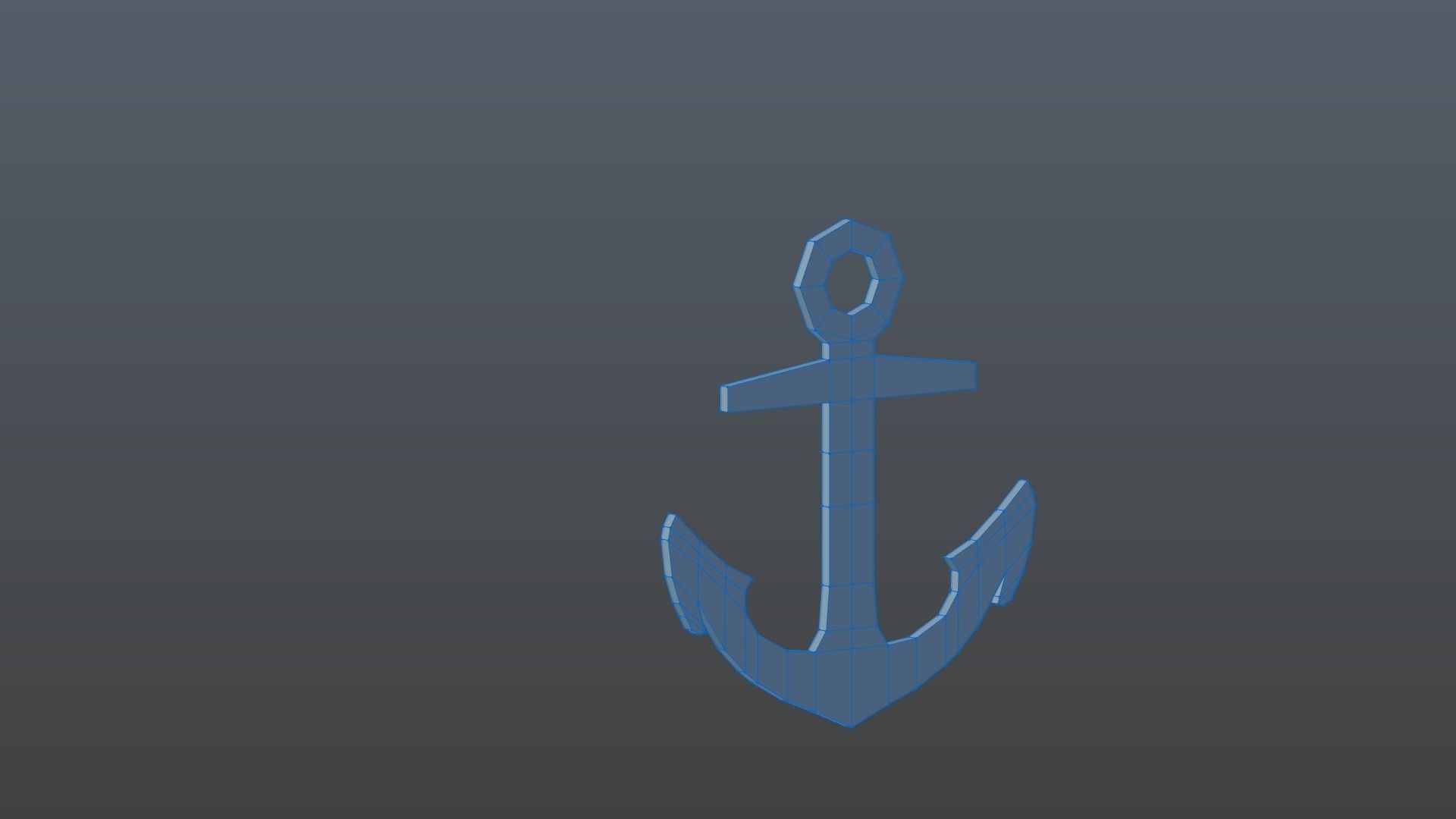 3D model Low poly anchor 1 VR / AR / low-poly | CGTrader