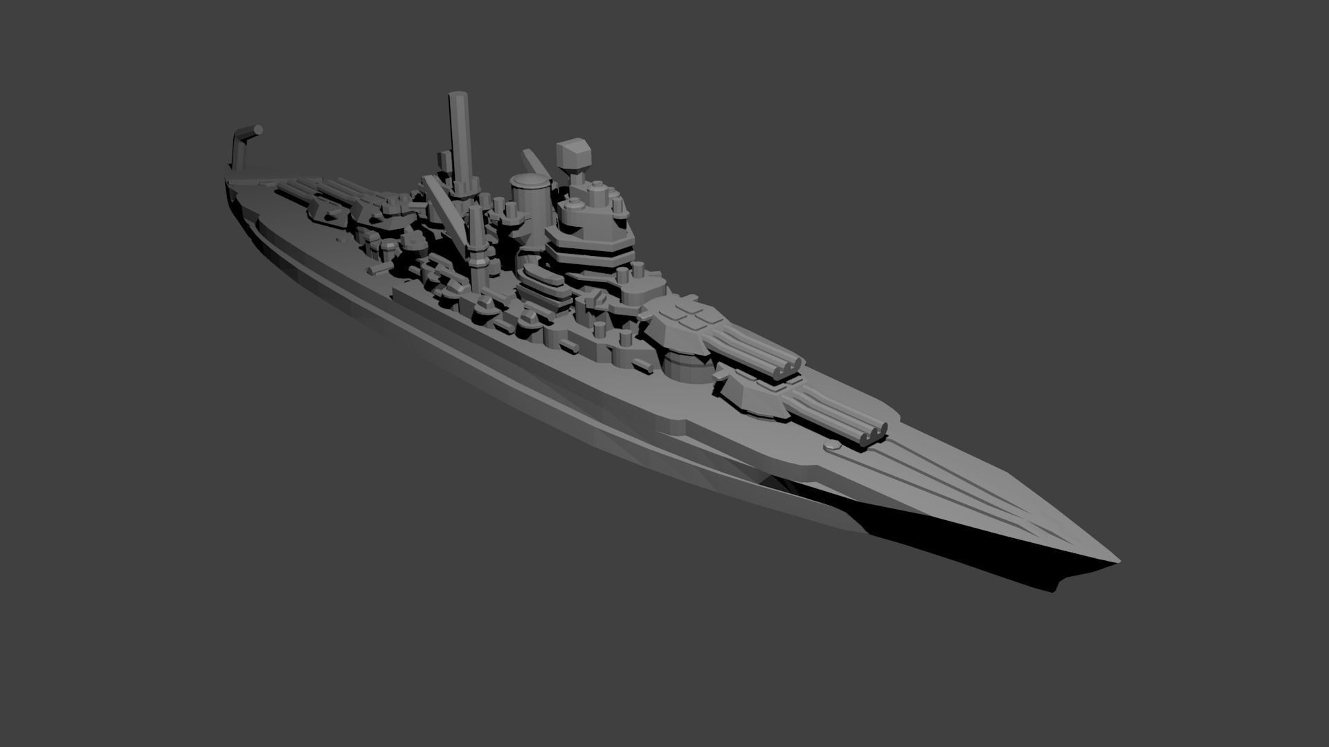 US Miniature WWII Warship Collection 3D model 3D printable | CGTrader