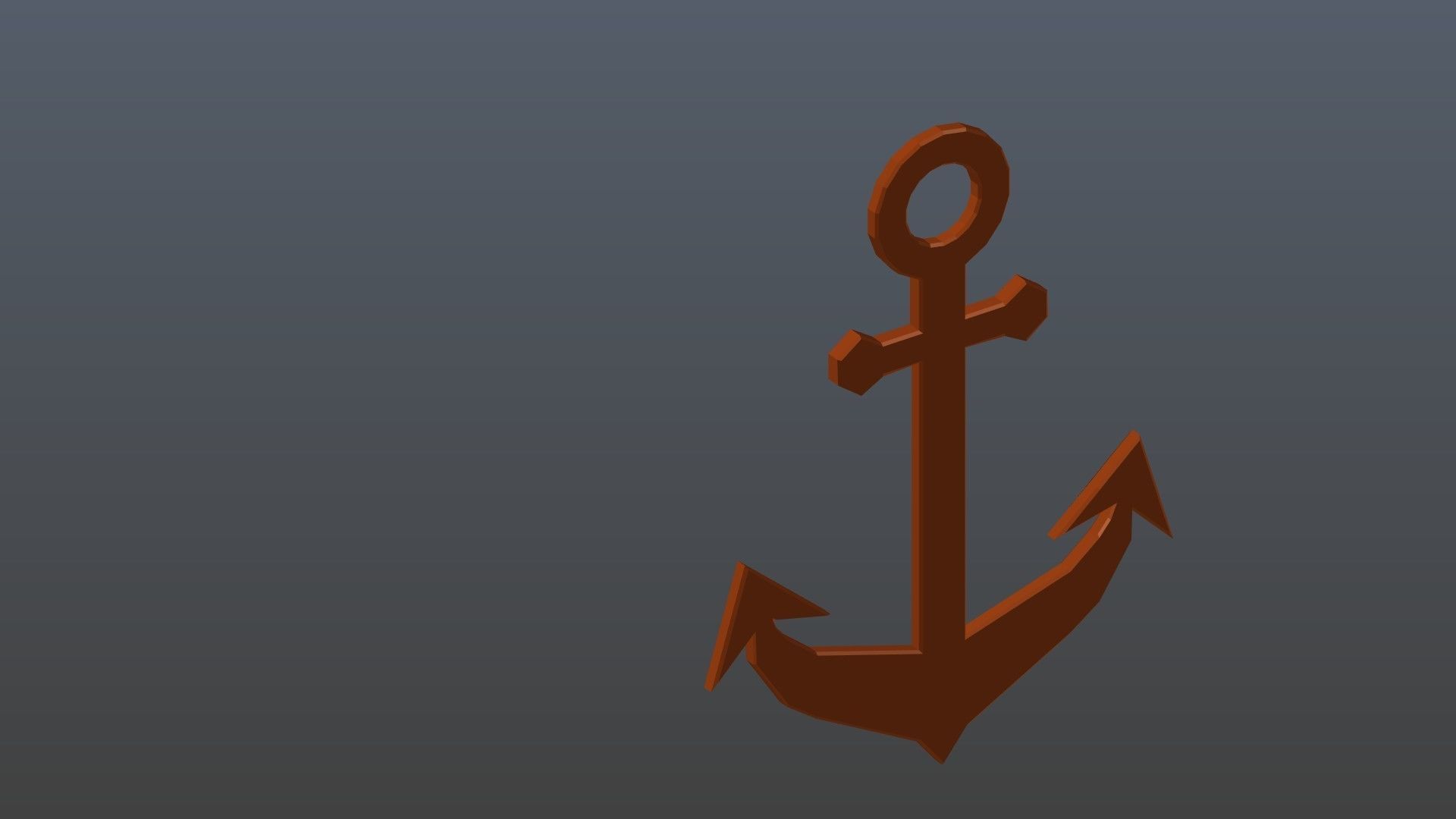 3D model Low poly anchor 2 VR / AR / low-poly | CGTrader