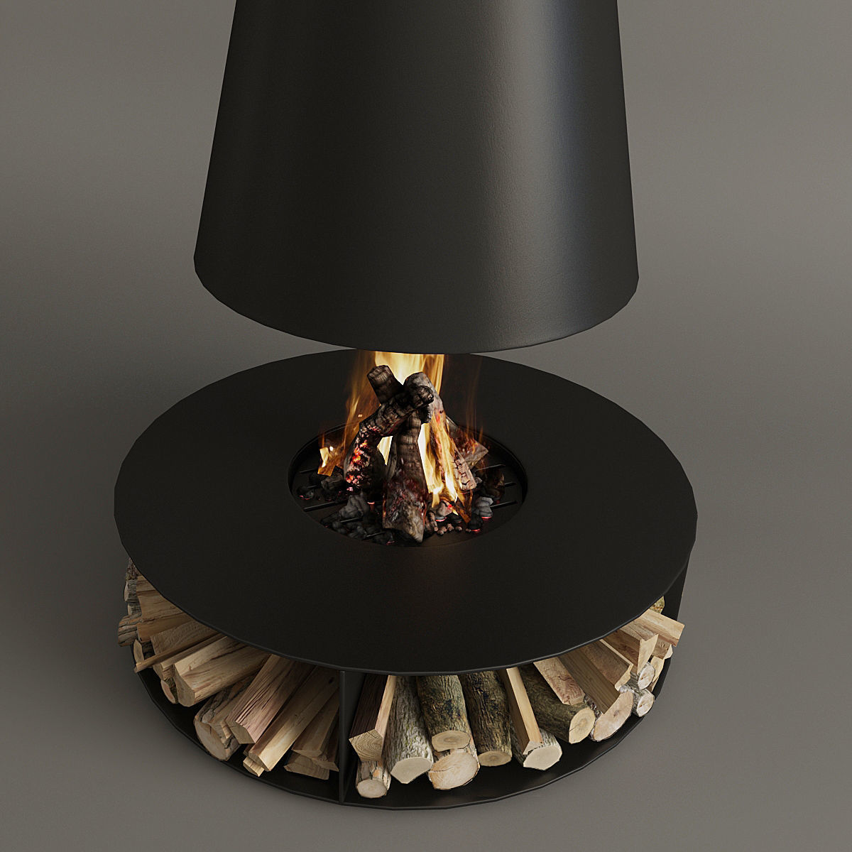 Fireplase Modern 10 3D model | CGTrader