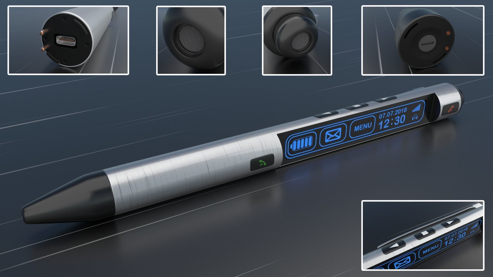 Phone Handle 3D | CGTrader