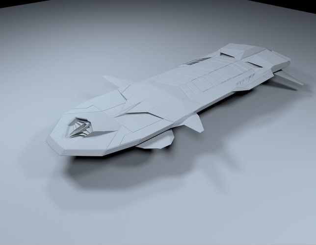 3D model space hover board VR / AR / low-poly | CGTrader