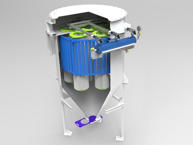 Filter Cartridge cyclone 3D model | CGTrader