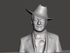 The Duke John Wayne 3D model 3D printable | CGTrader
