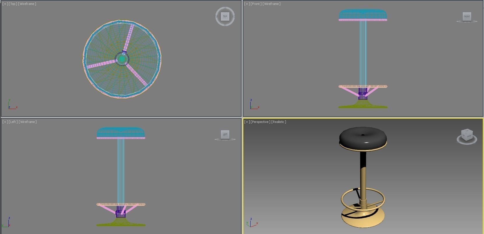 Expo Chair 2 free 3D model | CGTrader