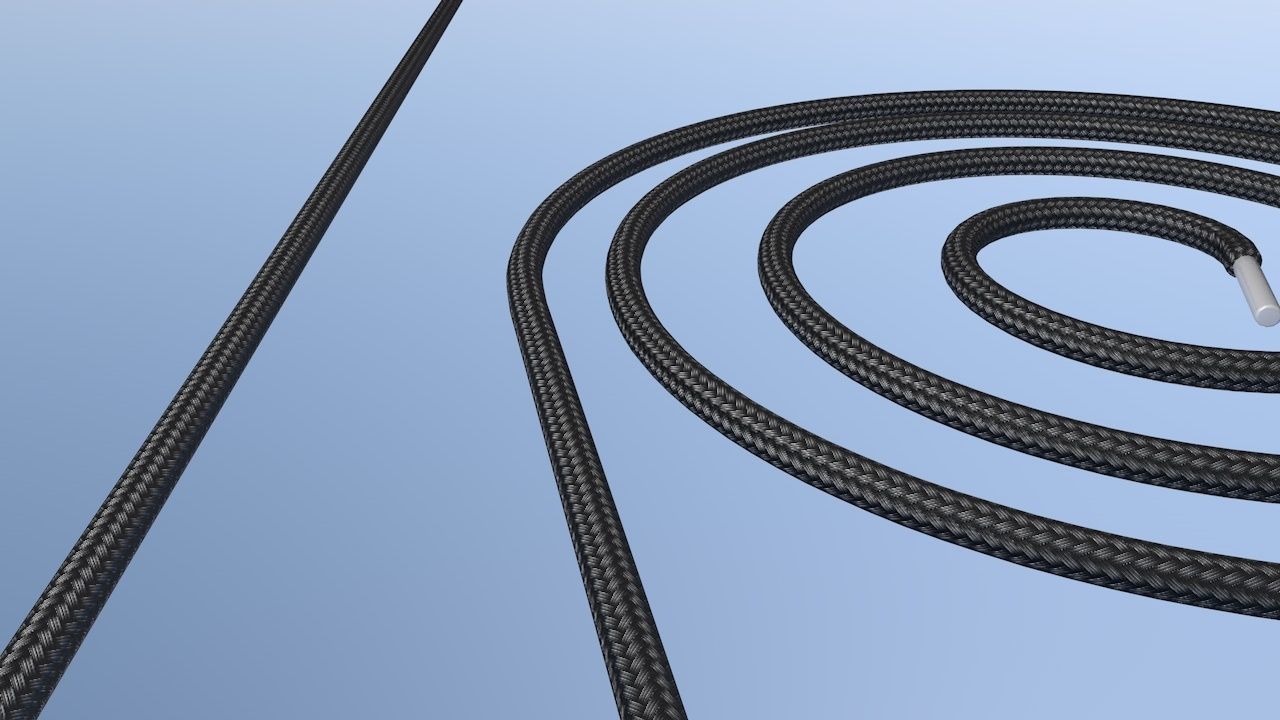 woven shoelace 3D model | CGTrader