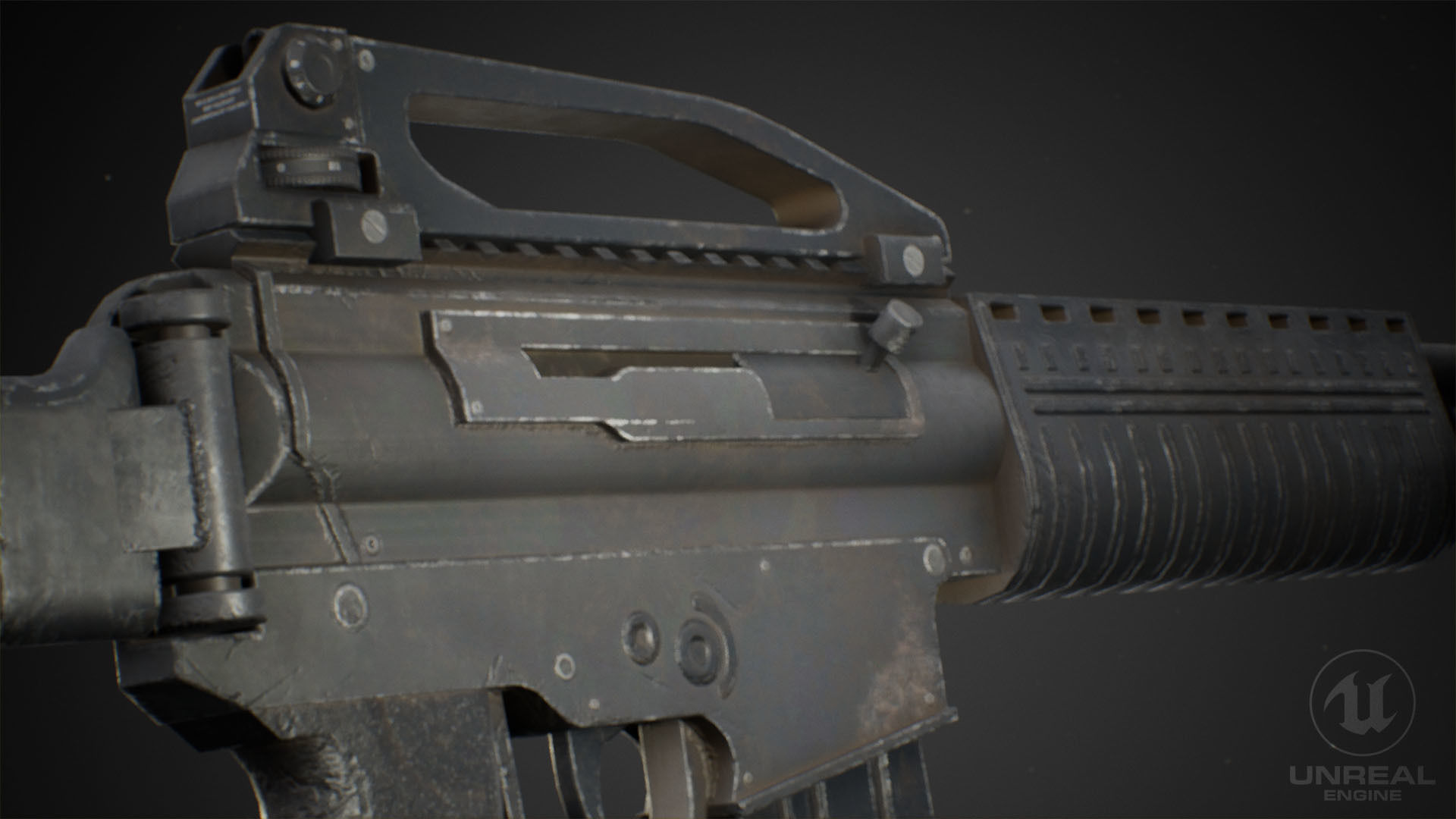 SS2 Assault Rifle free VR / AR / low-poly 3D model rigged | CGTrader