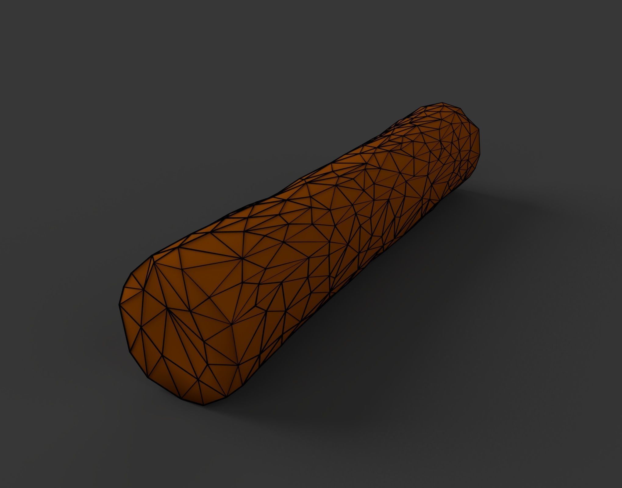 3D model Wood Log Low Poly VR / AR / low-poly | CGTrader