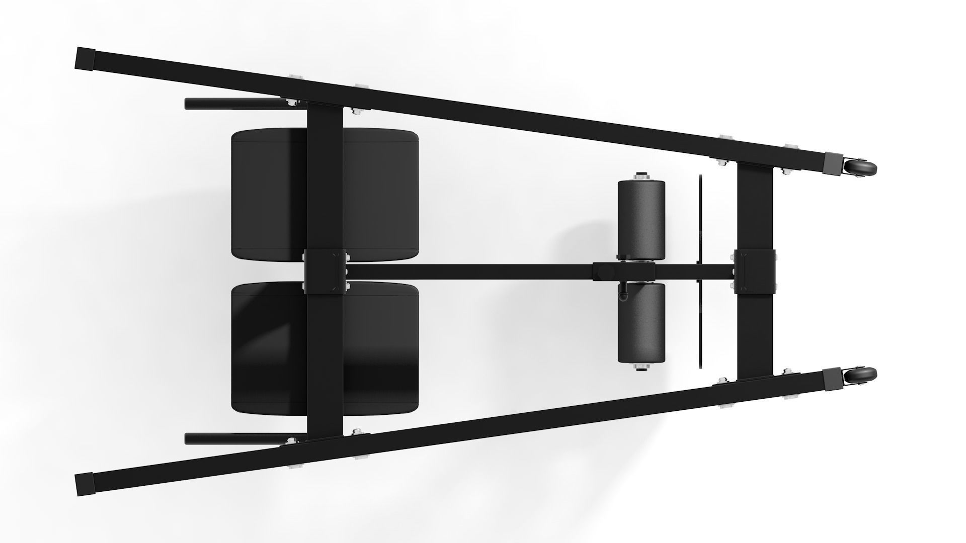 Rogue GHD Glute Ham Developer 3D model rigged | CGTrader