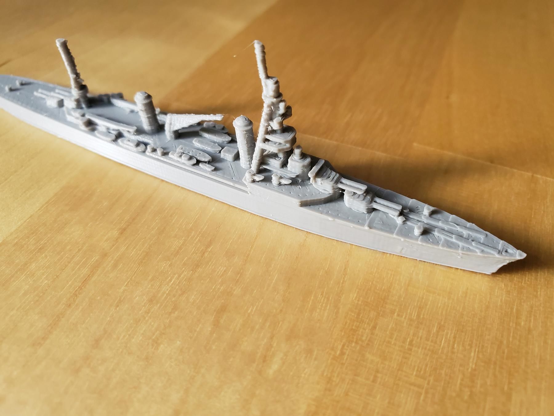 French Suffren Class Cruiser Warship 3D model 3D printable | CGTrader
