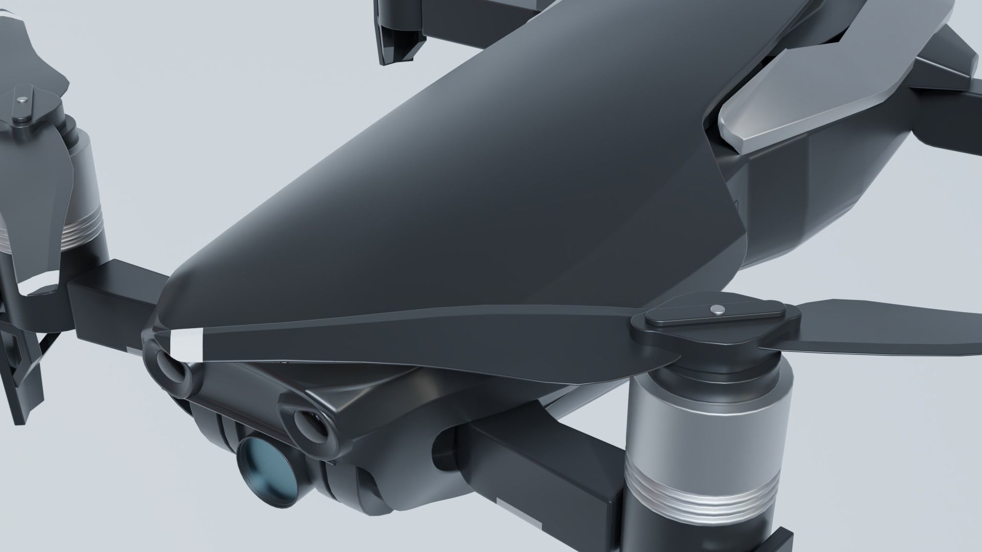 DJI Mavic Air Drone 3D model animated rigged | CGTrader
