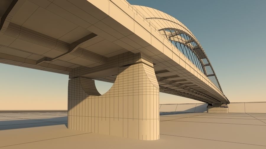 Arched bridge 3D model | CGTrader