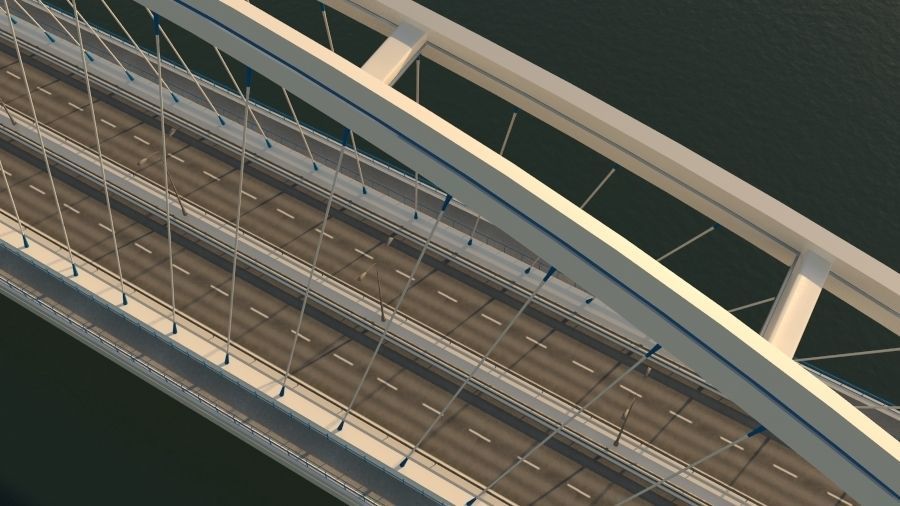 Arched bridge 3D model | CGTrader