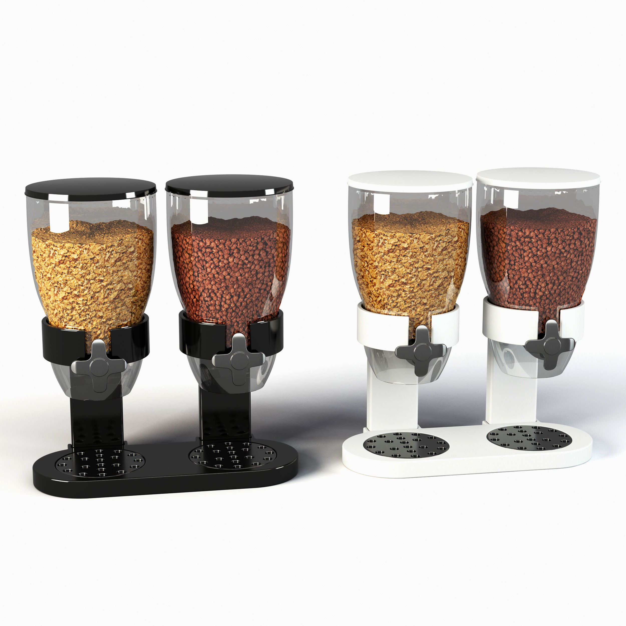 Cereal Dispencer Double Can 3D model | CGTrader