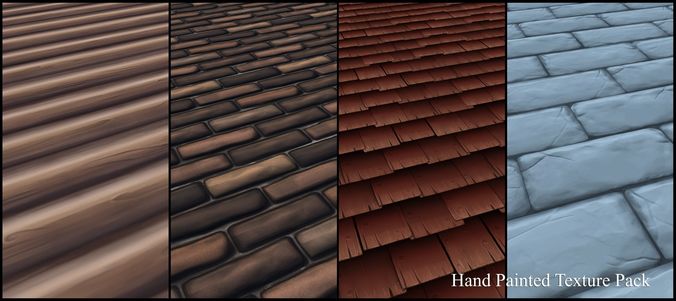 Hand Painted Texture Pack Texture | CGTrader