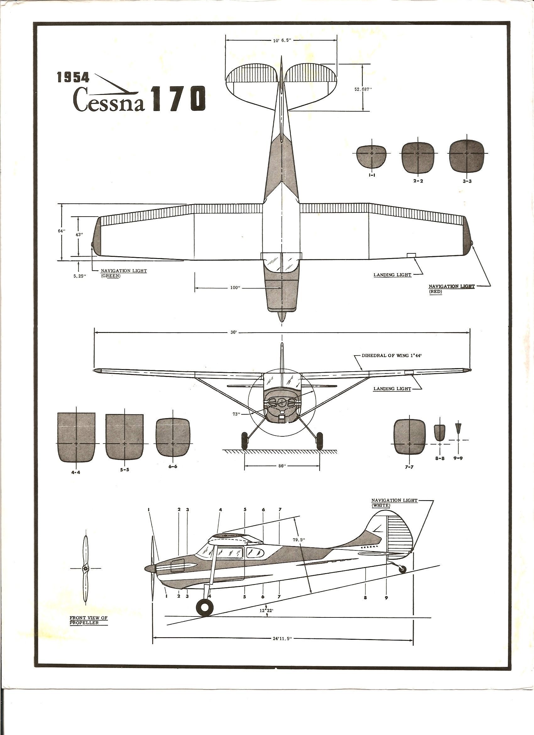 Cessna 170B free 3D model | CGTrader