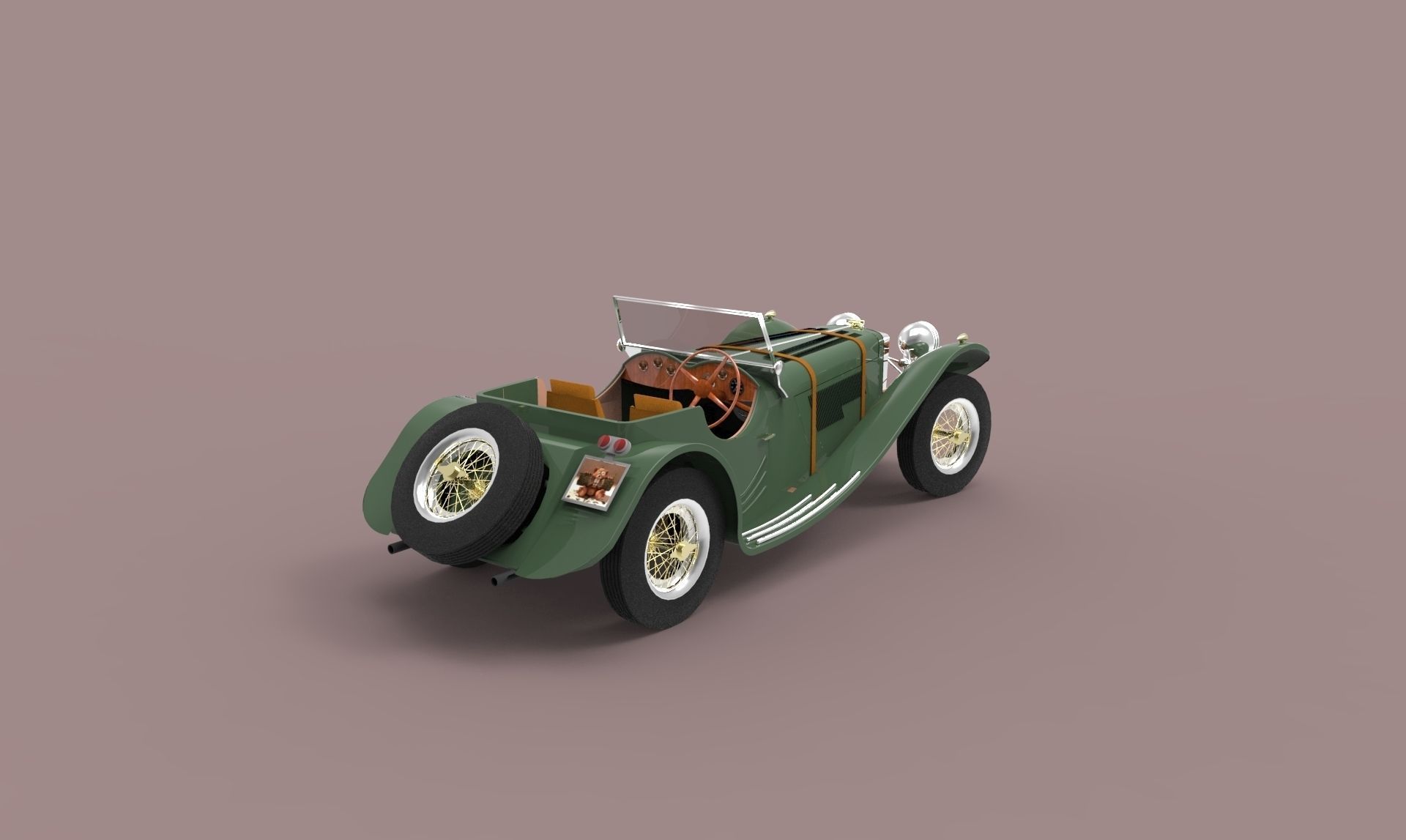 Old MG free 3D model | CGTrader