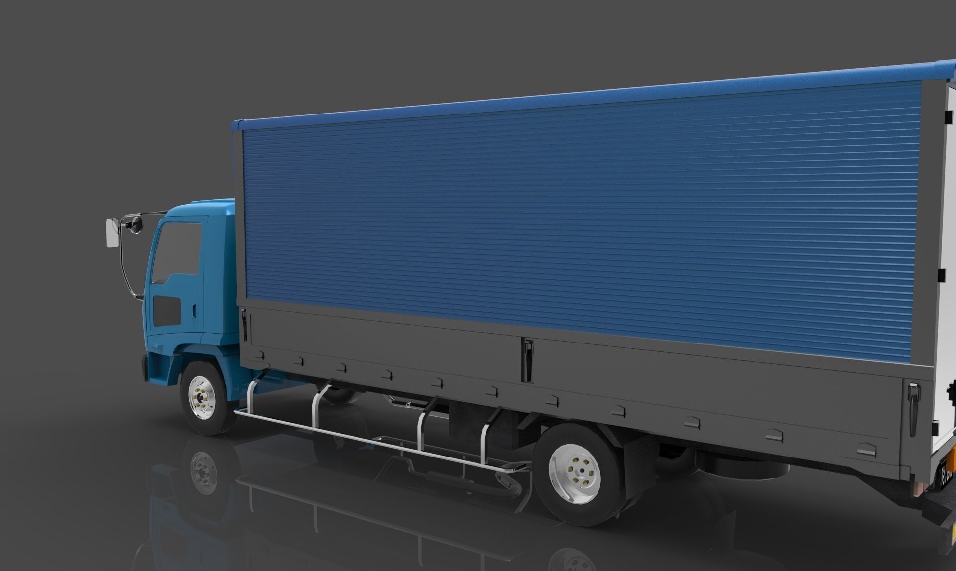 Isuzu Truck free 3D model | CGTrader