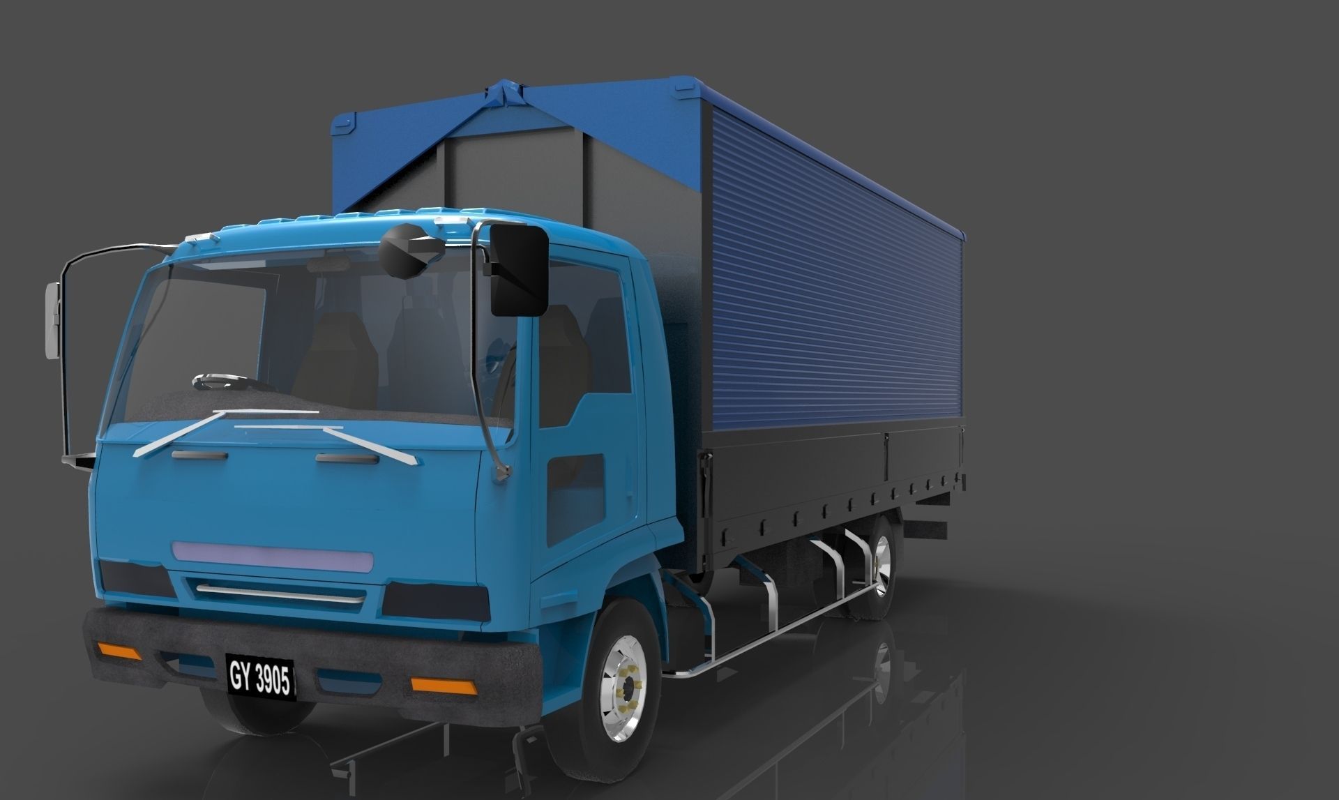 Isuzu Truck free 3D model | CGTrader