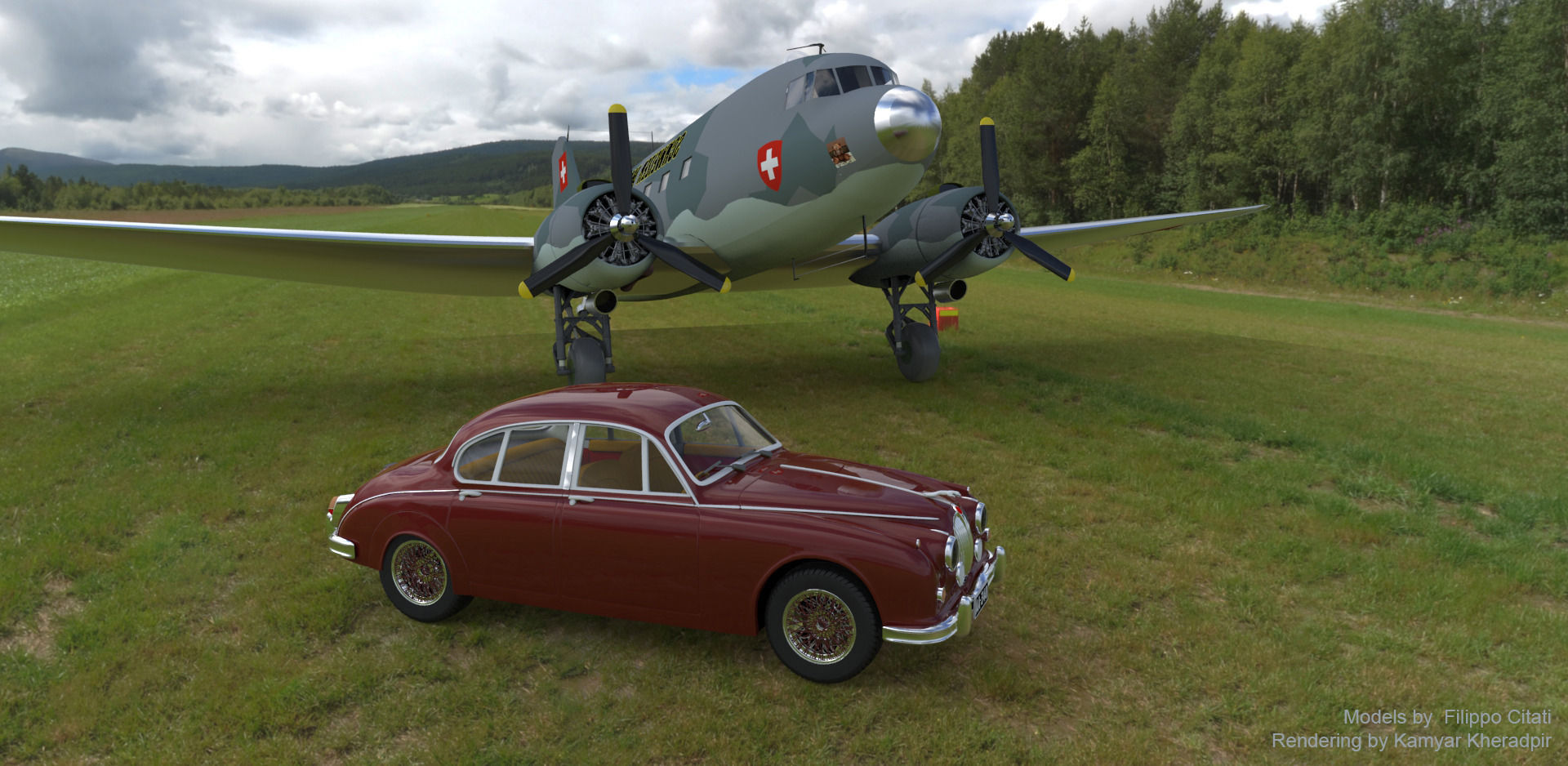 Jaguar Mark 2 New Version free 3D model | CGTrader