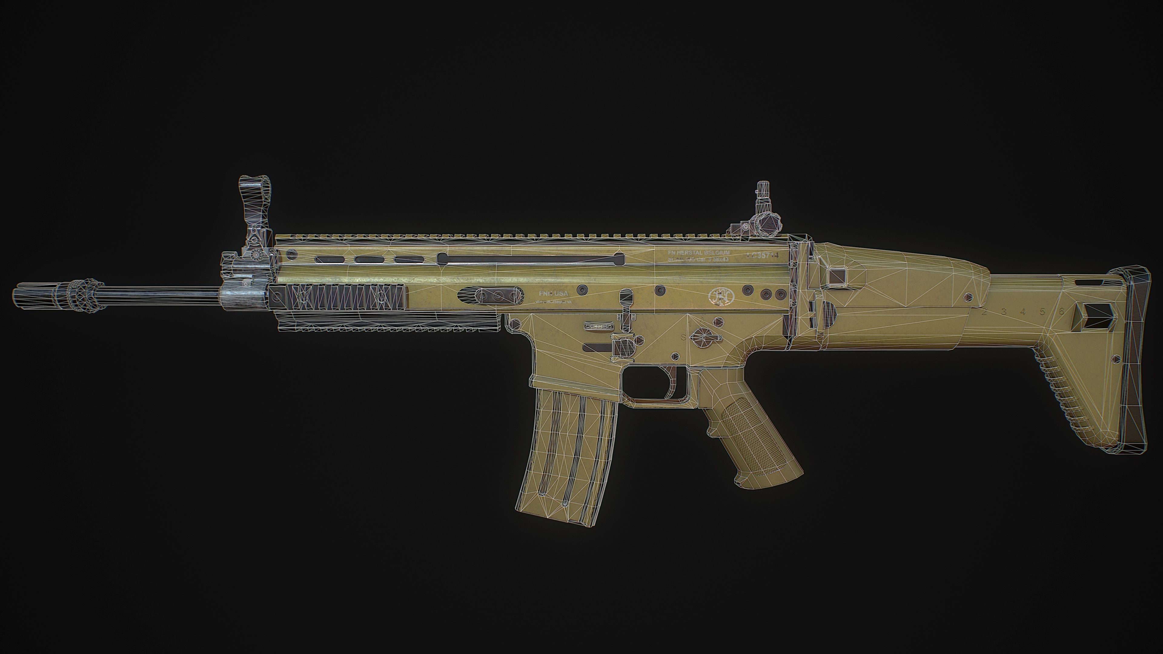 3D model SCAR L VR / AR / low-poly | CGTrader