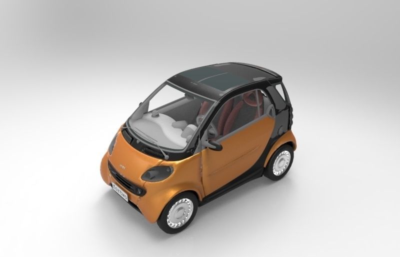 Smart Fortwo free 3D model | CGTrader